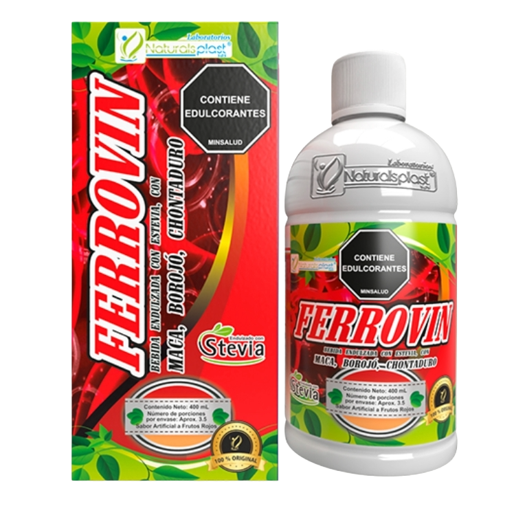 🩸 Ferrovin | Laboratorio: Naturals Plast (400 ml) – Distrivida