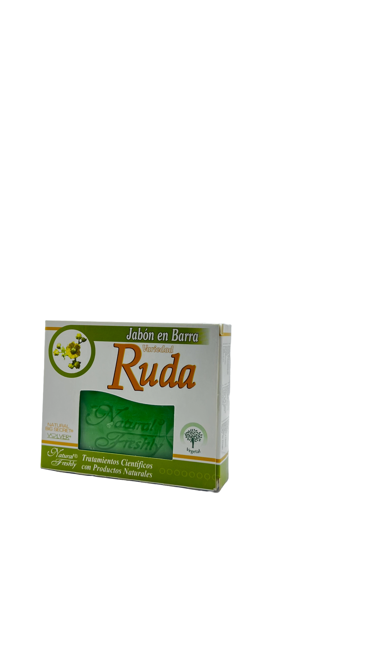 🍀 Jabón en Barra de Ruda | Natural Freshly – 90 g – Distrivida